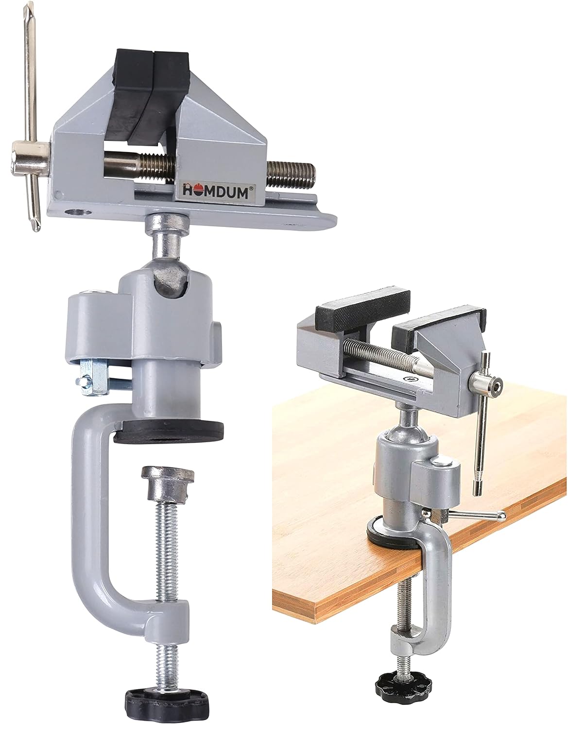 Buy Homdum 360° Rotating Universal Vice – Heavy Base Vise for ...
