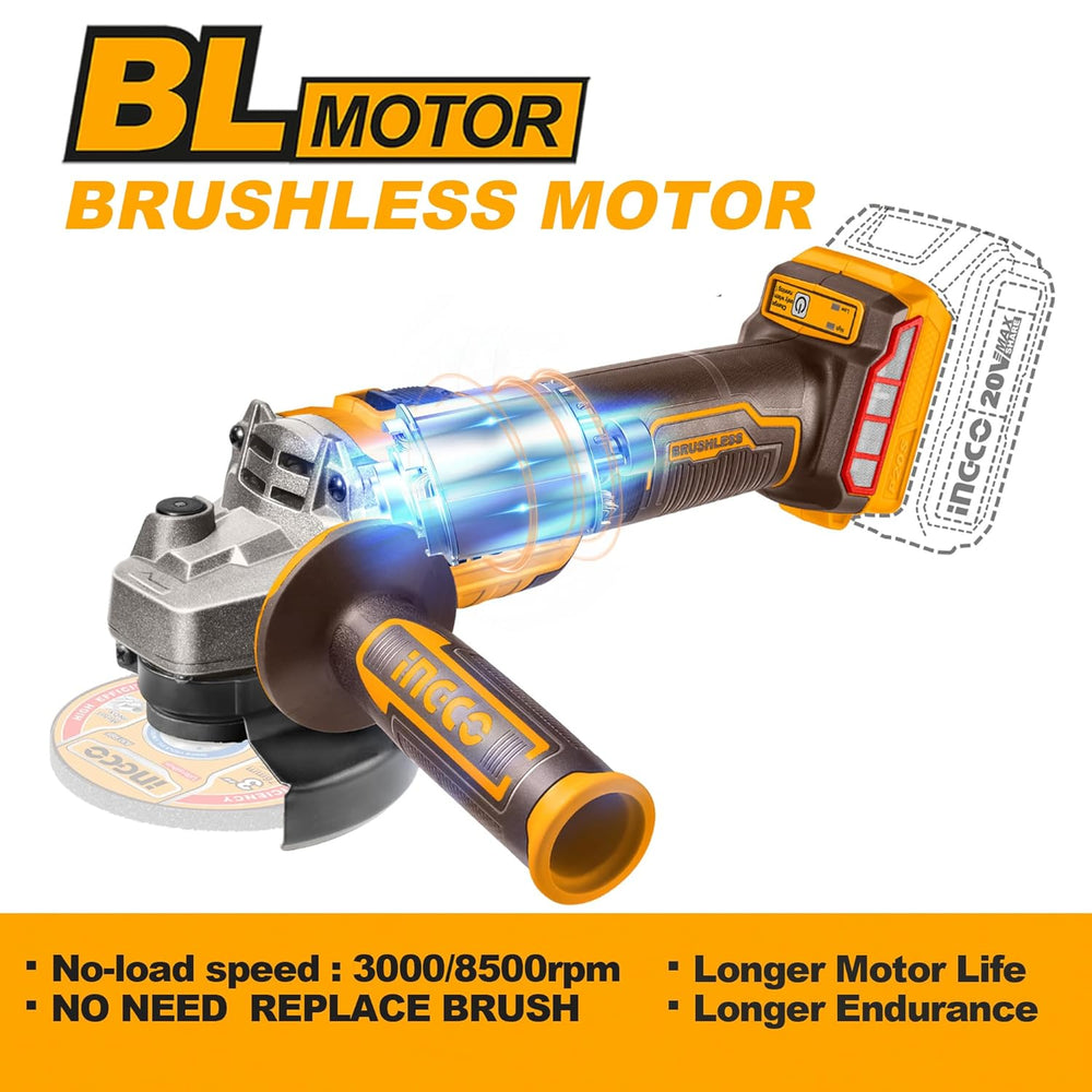 CAGLI211041 INGCO CORDLESS ANGLE GRINDER