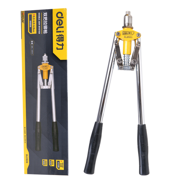 BUY Homdum Deli Non Slip 17" Double Handle Rivet Gun With Pop Rivet