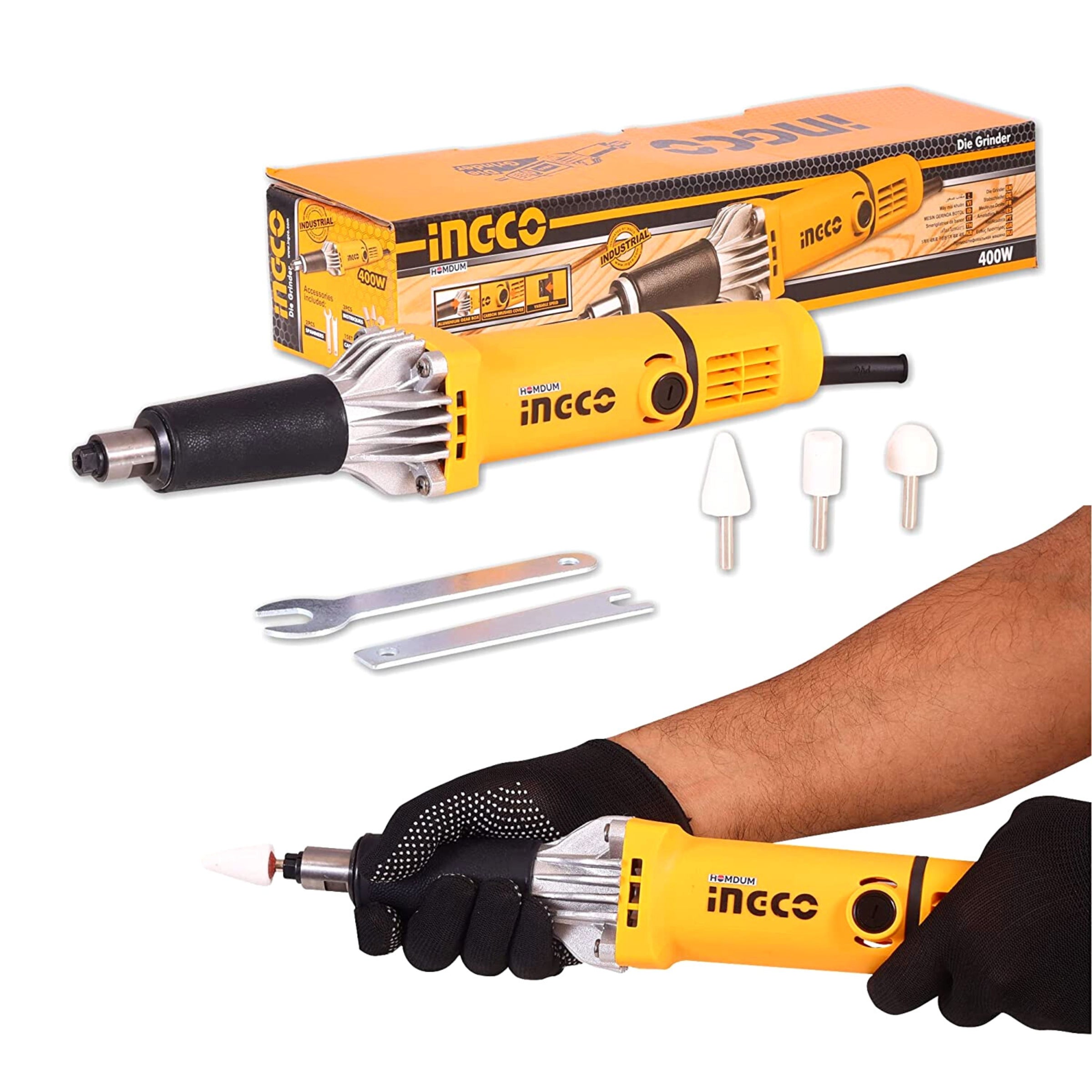 BUY Homdum 400W Industrial straight Die Grinder machine INGCO