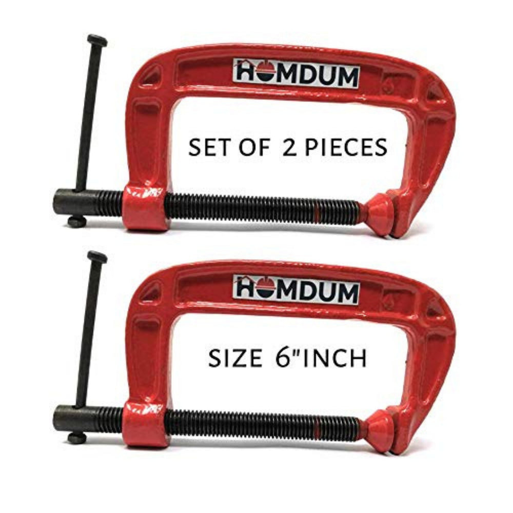 BUY Homdum Heavy Duty 6" G Clamp | C Type Clamping Tool | Pack of 2Pcs